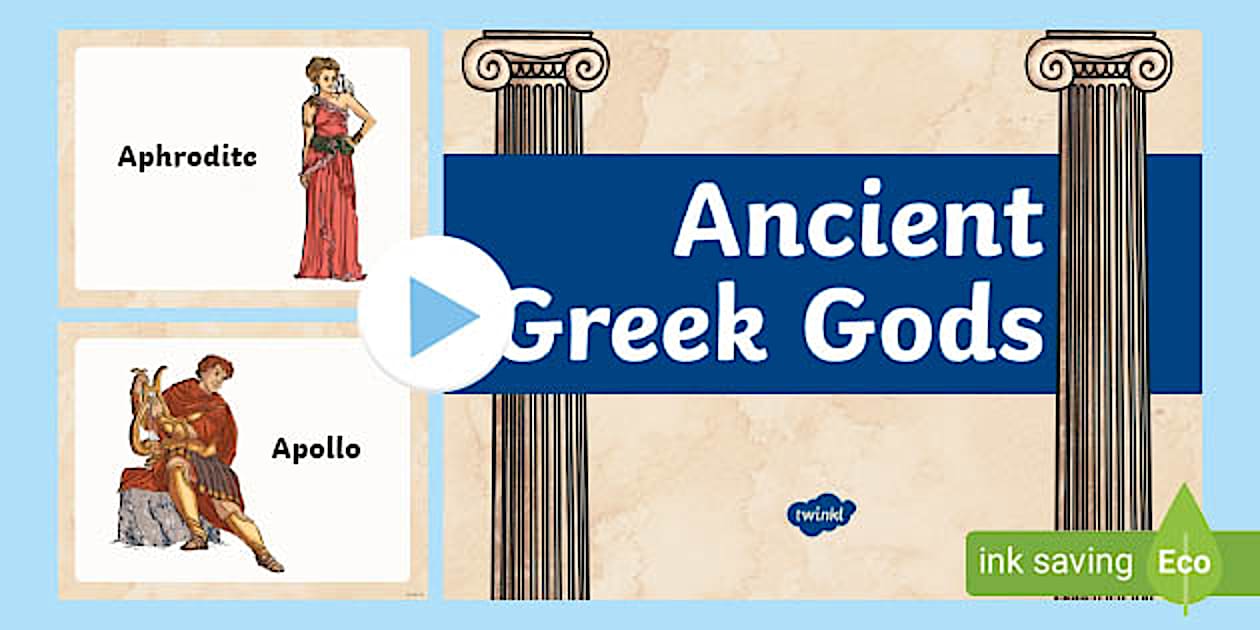 Ancient Greek Gods Picture PowerPoint (teacher made)