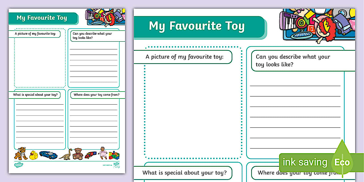 My Favourite Toy (teacher made) - Twinkl