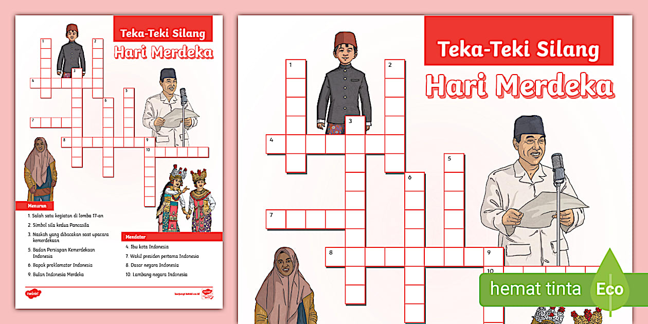 TTS Hari Merdeka - Crossword Indonesian Independence Day