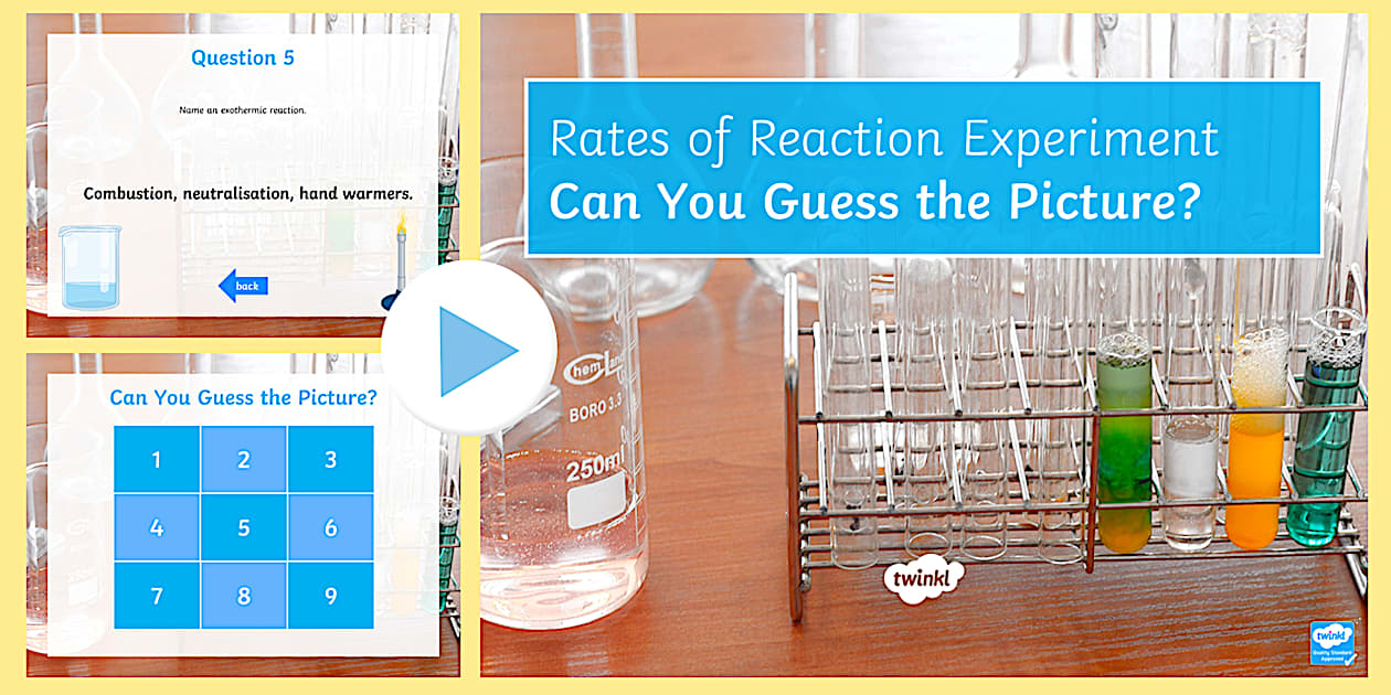 Rates of Reaction Quick Quiz (teacher made) - Twinkl
