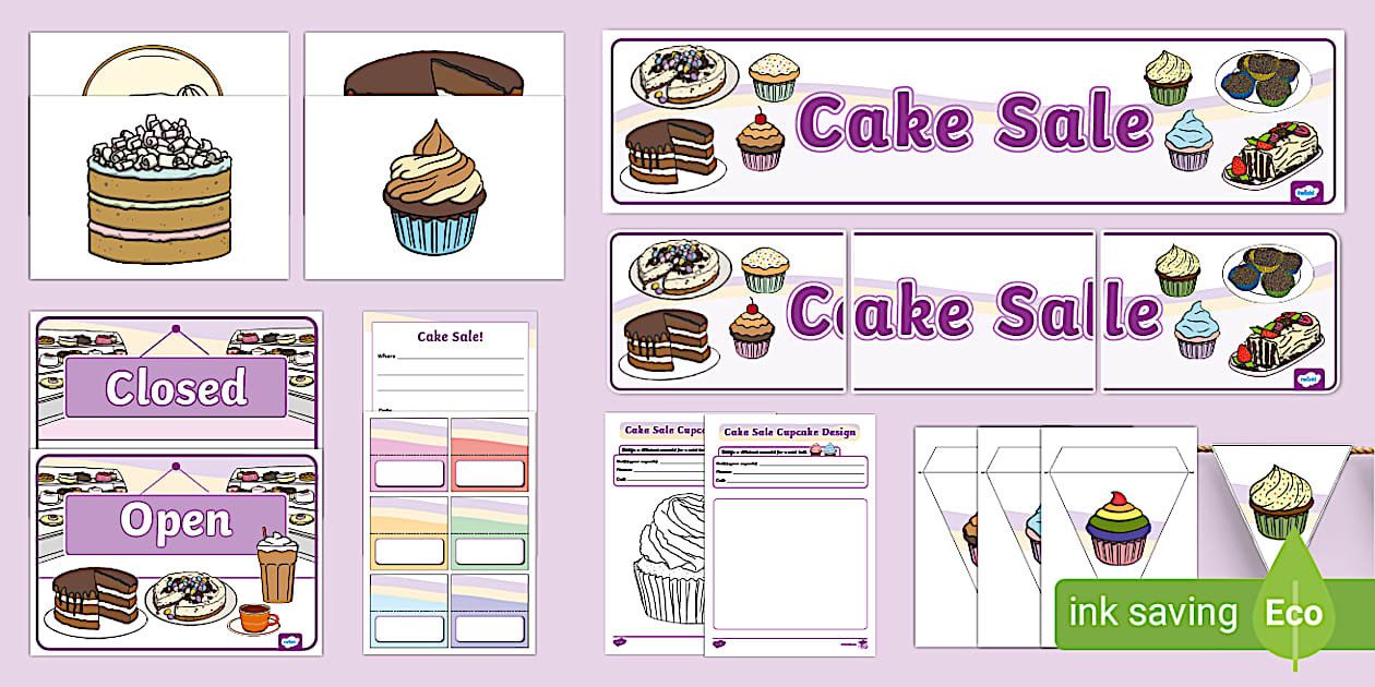 Cake Sale Resource Pack (teacher made) - Twinkl