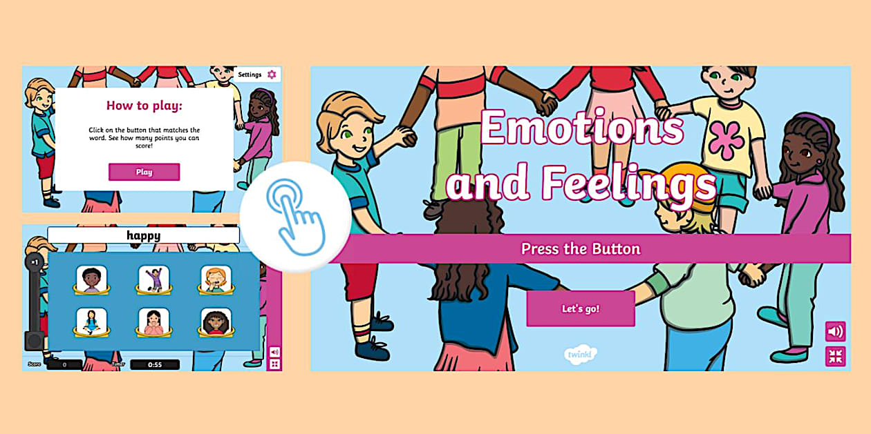 ESL Emotions and Feelings Interactive Game - Twinkl