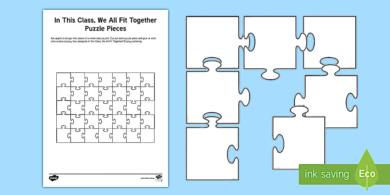 Class Puzzle Poster (teacher made) - Twinkl