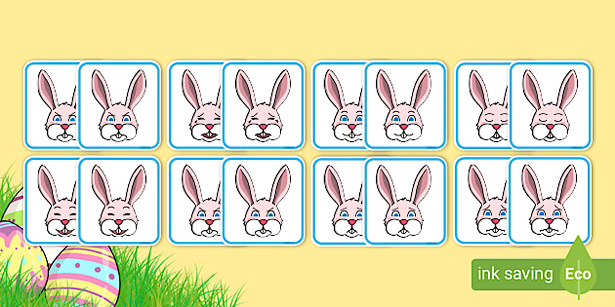 Easter Emotions Snap Game | Easter | Emotions | Twinkl EYFS