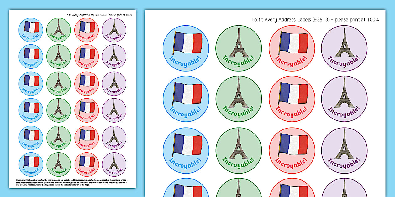 👉 Amazing in French: Language Reward Stickers - Twinkl