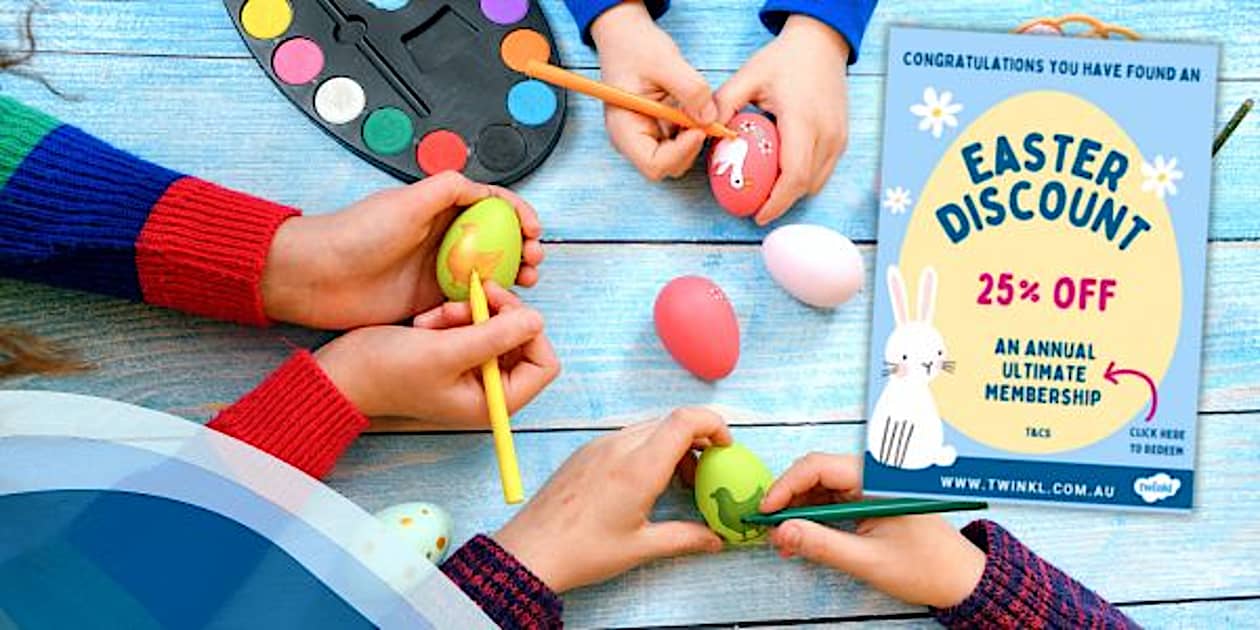 Happy Easter Printable (teacher made) - Twinkl