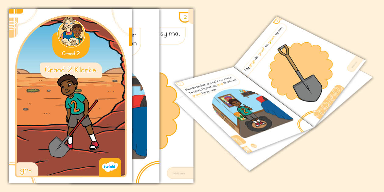 Graad 2 Klanke Leesboek gr- (teacher made) - Twinkl