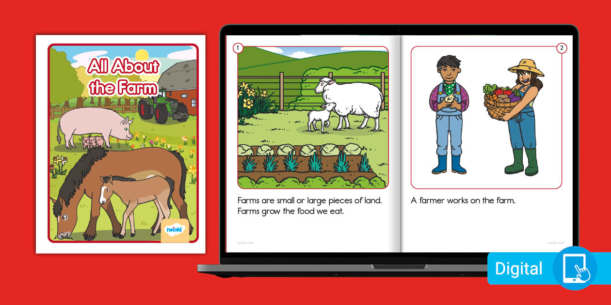 All About the Farm Emergent Reader eBook (Teacher-Made)