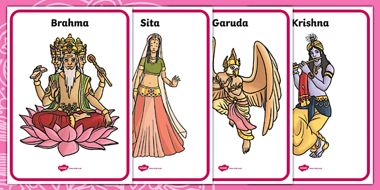 Hindu Gods Display Posters (teacher made) - Twinkl