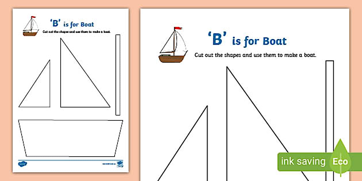 'B' Is for Boat Craft (teacher made) - Twinkl