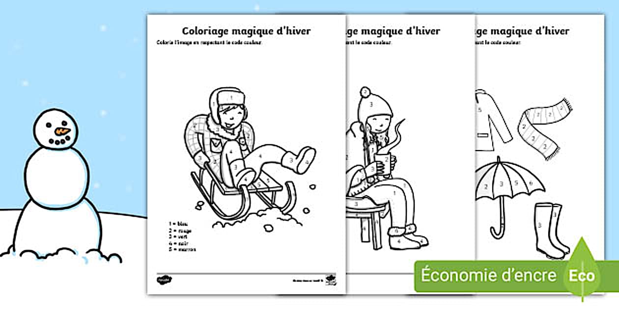 Coloriage magique maternelle PDF | Cycle 1 (teacher made)