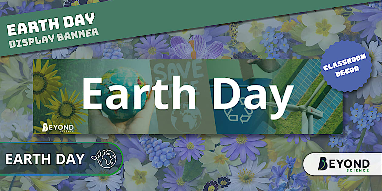 Earth Day Display Banner