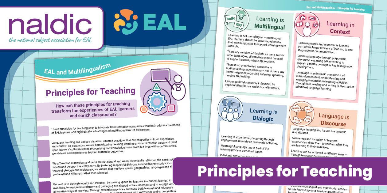 EAL and Multilingualism – Principles for Teaching