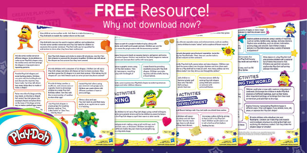 FREE Play-Doh: Creative Activities (teacher made) - Twinkl