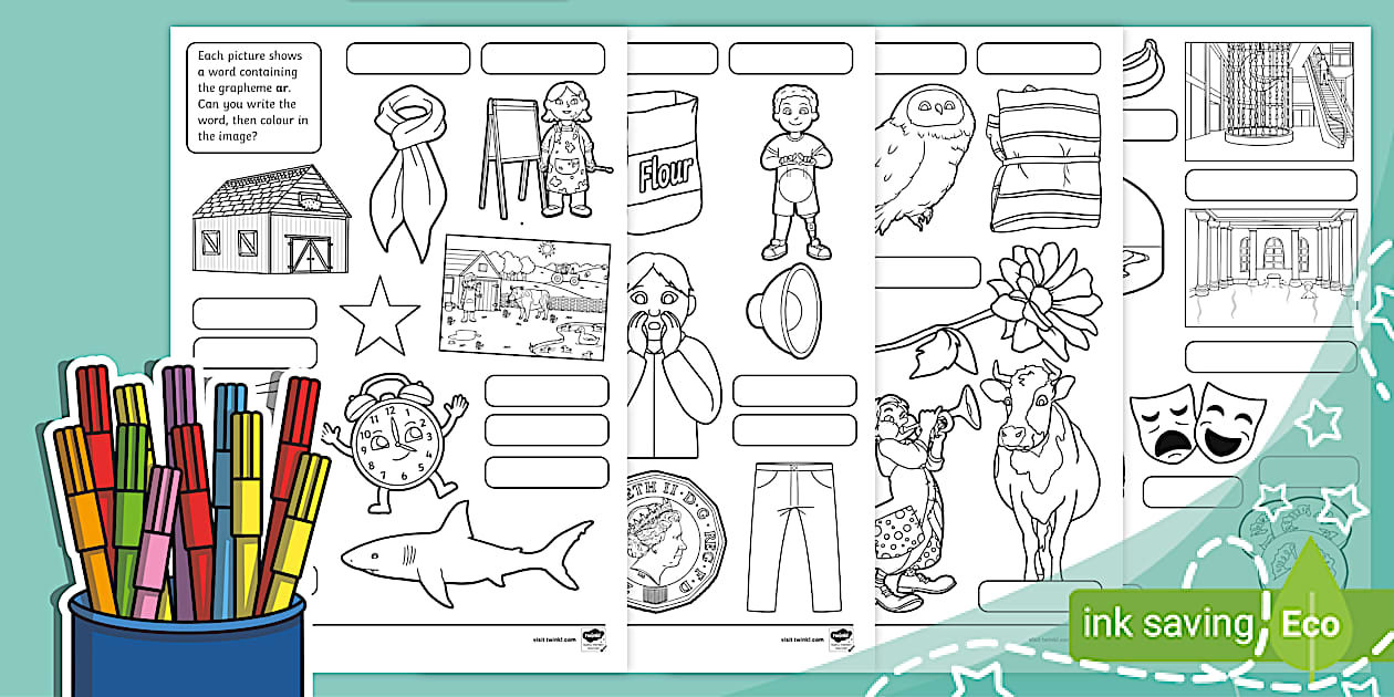 Phonics Colouring Pack (teacher made) - Twinkl