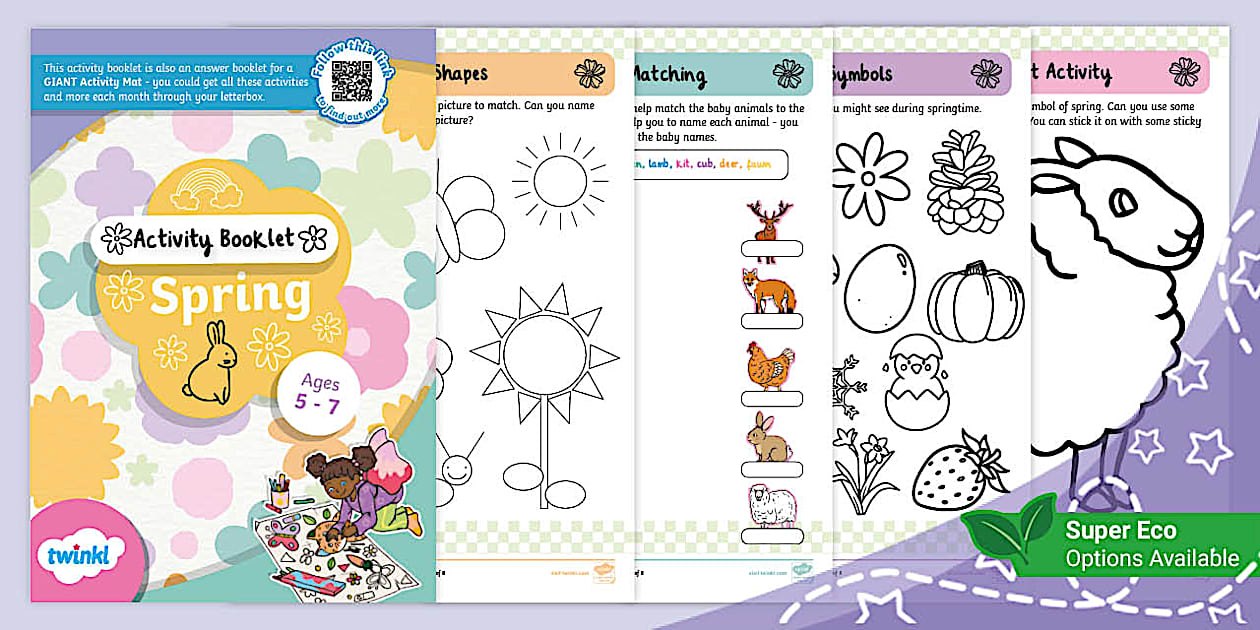 Spring Activity Booklet 5 to 7 years - Twinkl