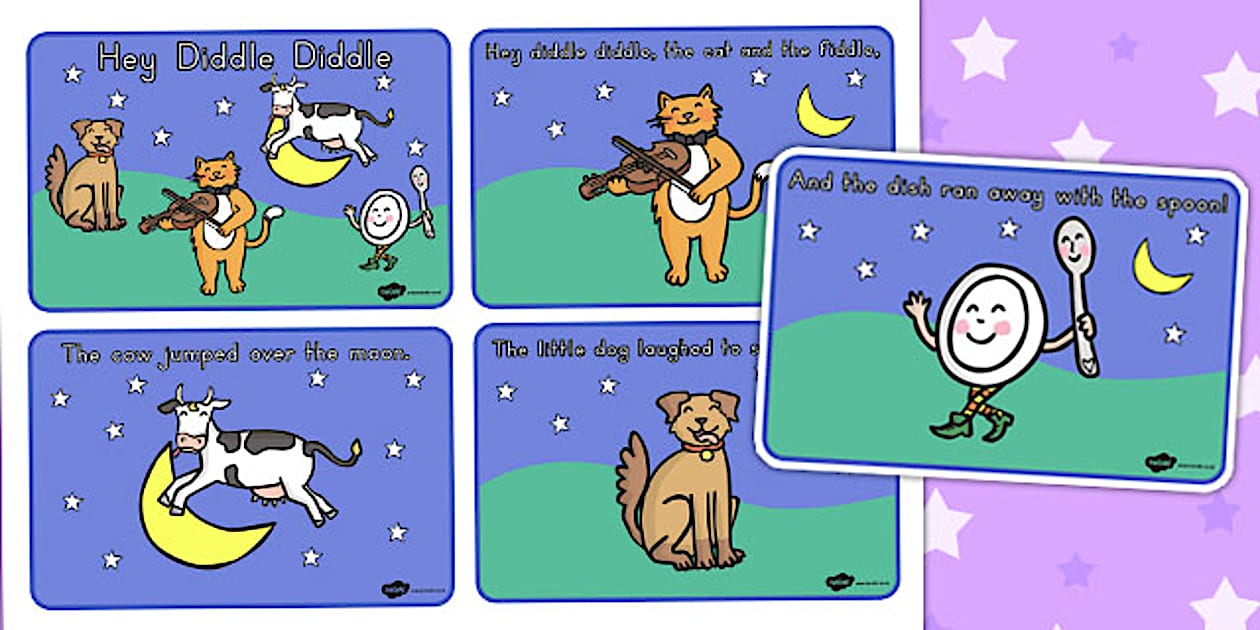 Hey Diddle Diddle Story Sequencing A4 (teacher made)