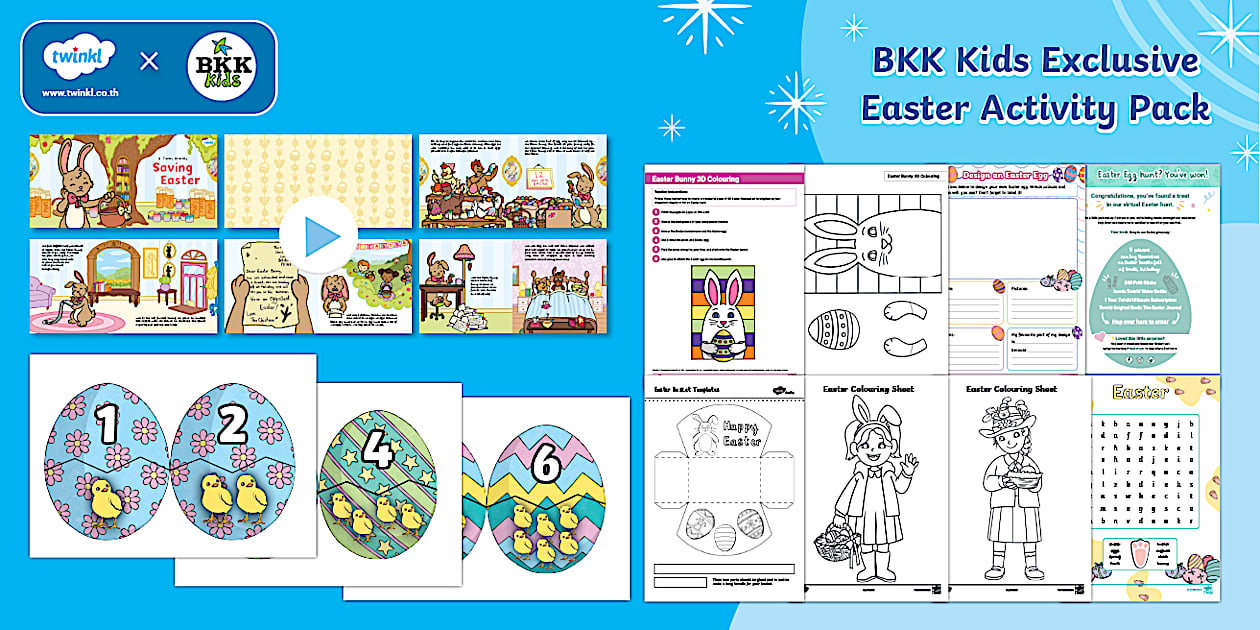 Printable Easter Activities l Twinkl x BKK Kids