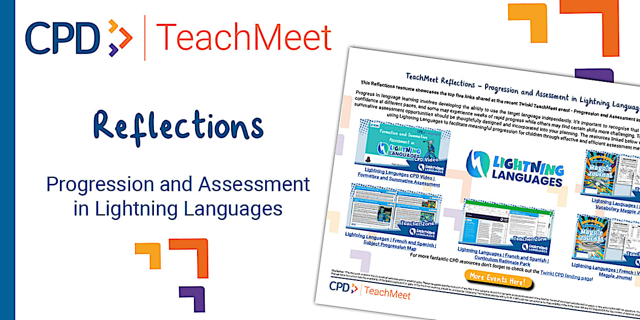 TeachMeet Reflections - Progression and Assessment in Lightning Languages