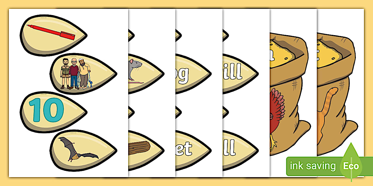 Little Red Hen's Rhyming Strings Resource Pack - Twinkl