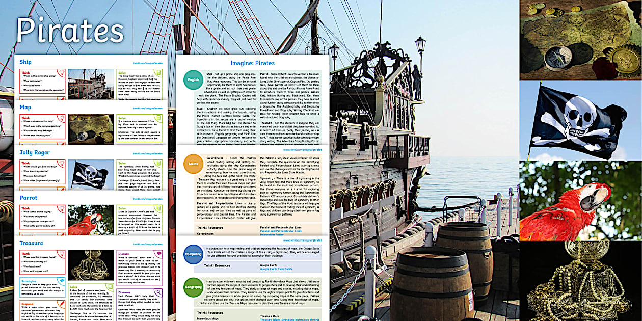 Imagine Pirates KS2 Resource Pack (Teacher-Made) - Twinkl