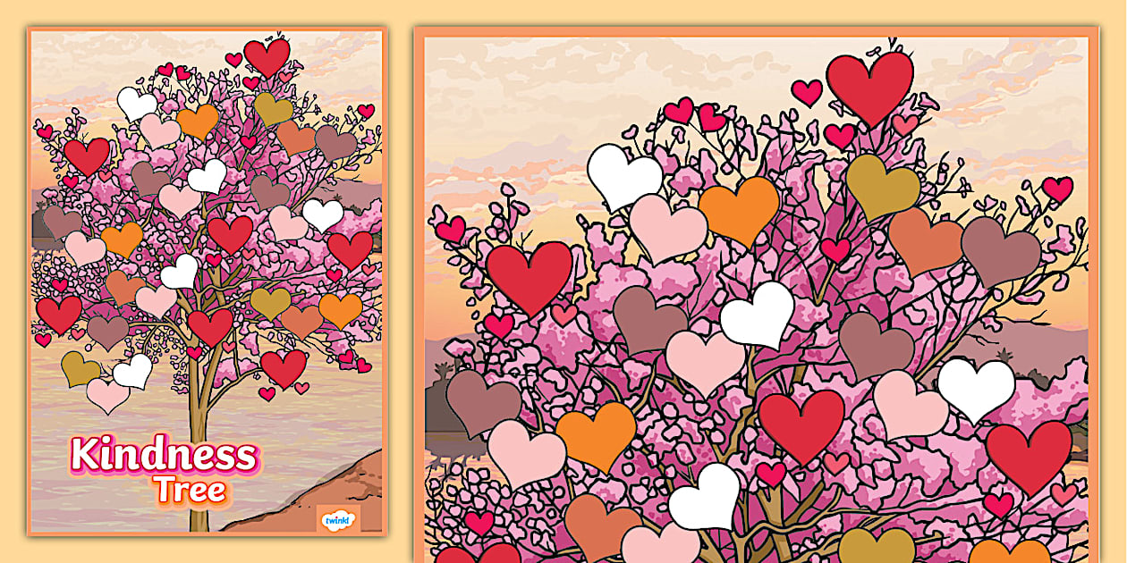 Kindness Tree Display Poster (teacher made) - Twinkl