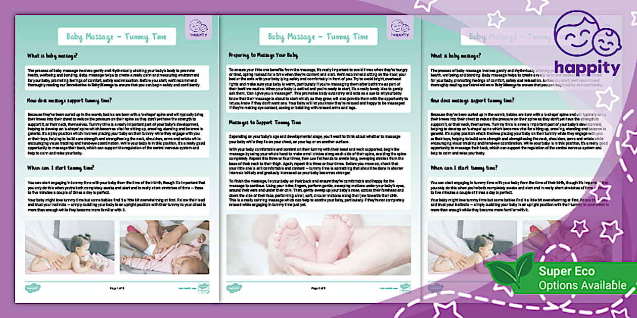 Tummy Time Baby Massage Guide | Parents Pregnancy Hub