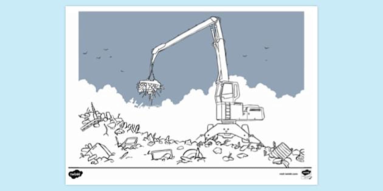 Electro Magnet Scene Colouring Sheet | Colouring Sheet