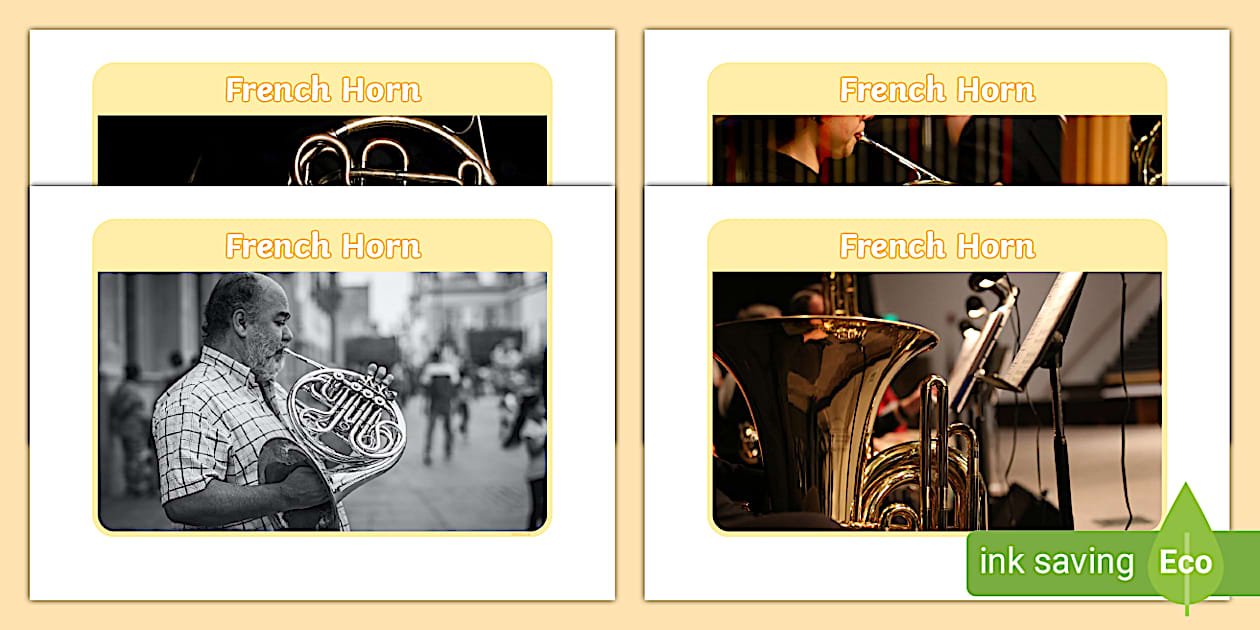 French Horn Photo Pack (l'enseignant a fait) - Twinkl
