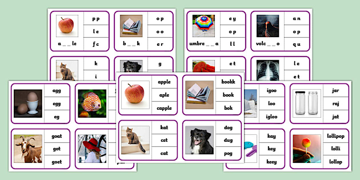 A-Z Spelling Clip Cards (teacher made) - Twinkl