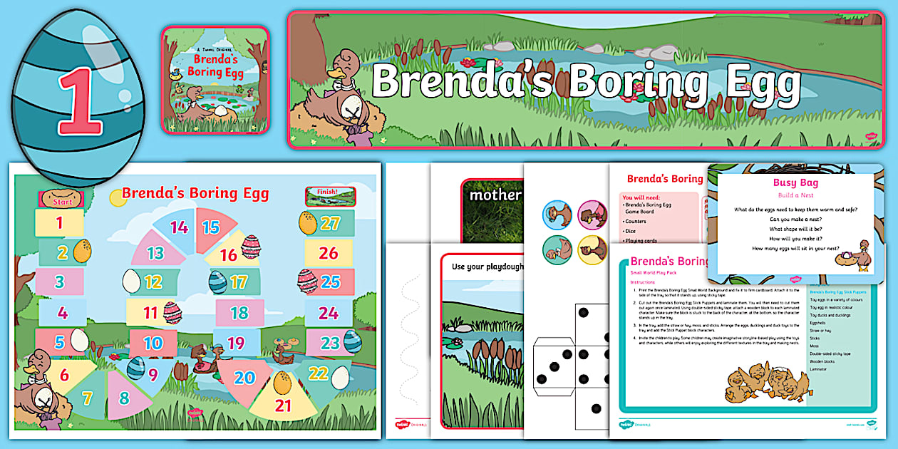 Childminder Brenda's Boring Egg EYFS Resource Pack - Twinkl