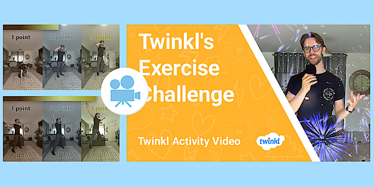 KS2 (Ages 7-11) Activity Video: Twinkl's Exercise Challenge
