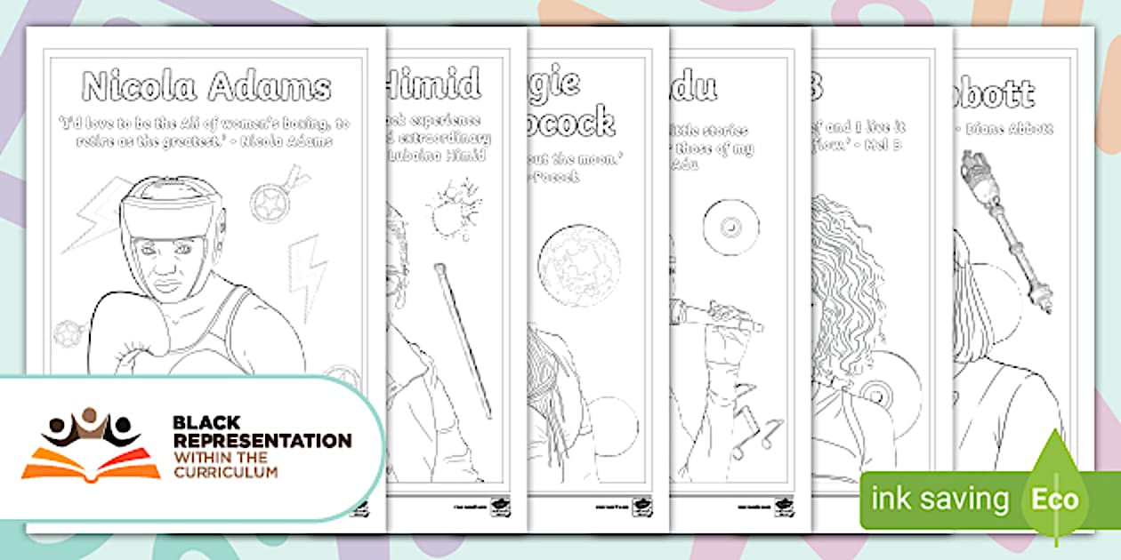 Celebrating Our Sisters KS2 Colouring Sheets (teacher made)