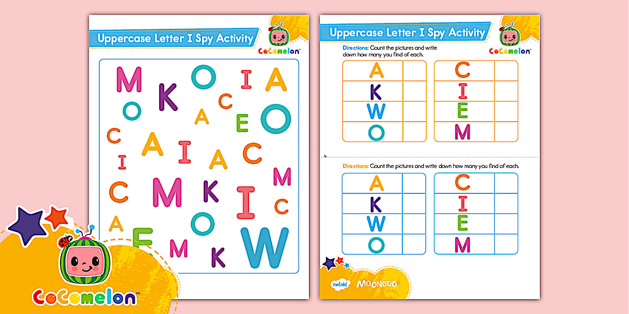 FREE! - CoComelon: Uppercase Letter I Spy Activity - Twinkl