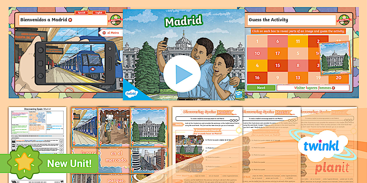 👉 PlanIt Year 6 Spanish Lesson: Madrid
