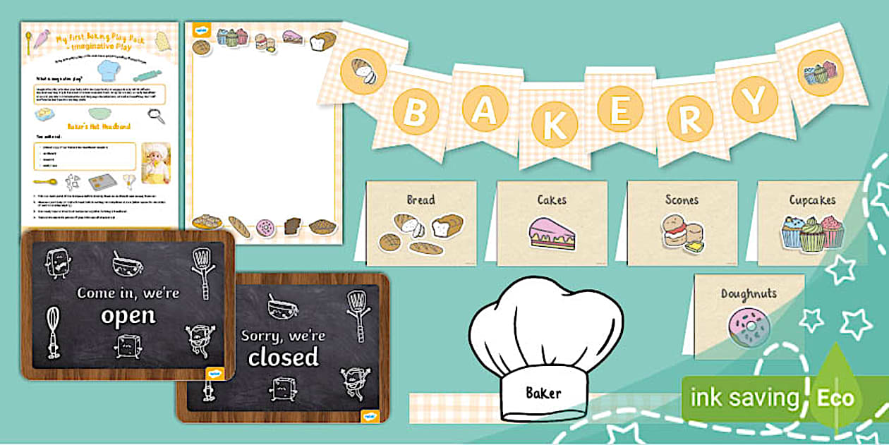 Baking Role Play Pack | Parents Imaginative Play Resource