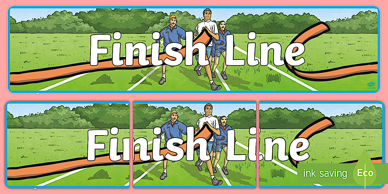 Sports Day Finish Line Banner - Twinkl