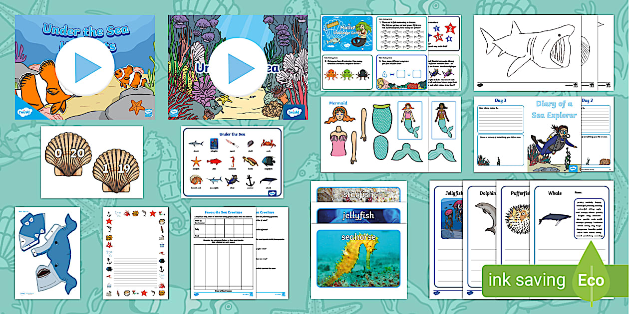 KS1 Under the Sea Lesson Plan Ideas and Resource Pack - under the sea