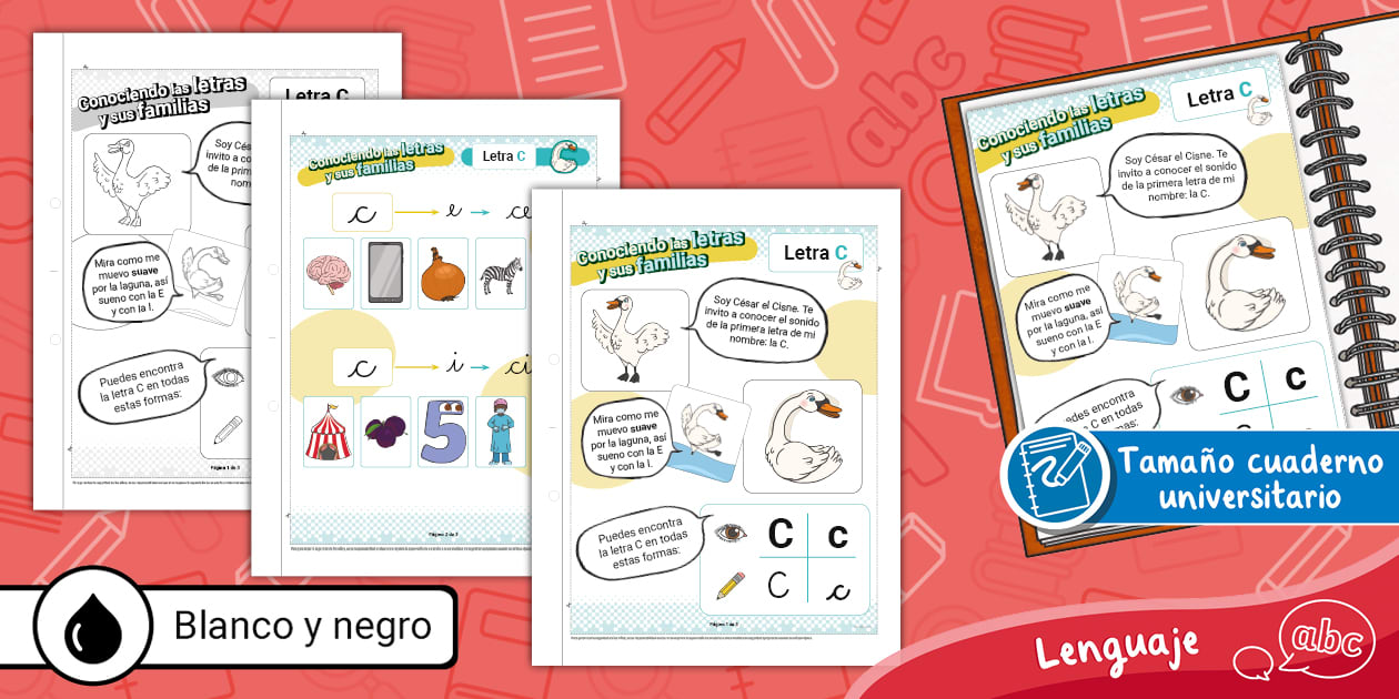 Guía | Trabajo | Letra | C suave| Ce - Ci