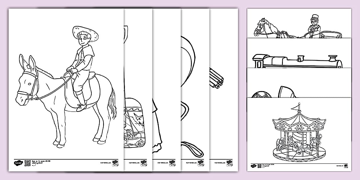 The Victorians Colouring Sheets | Twinkl History - Twinkl