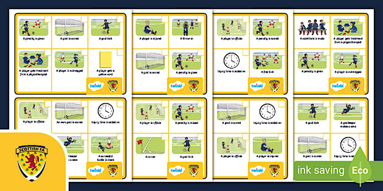 FREE! - Football Match Bingo Cards - Twinkl