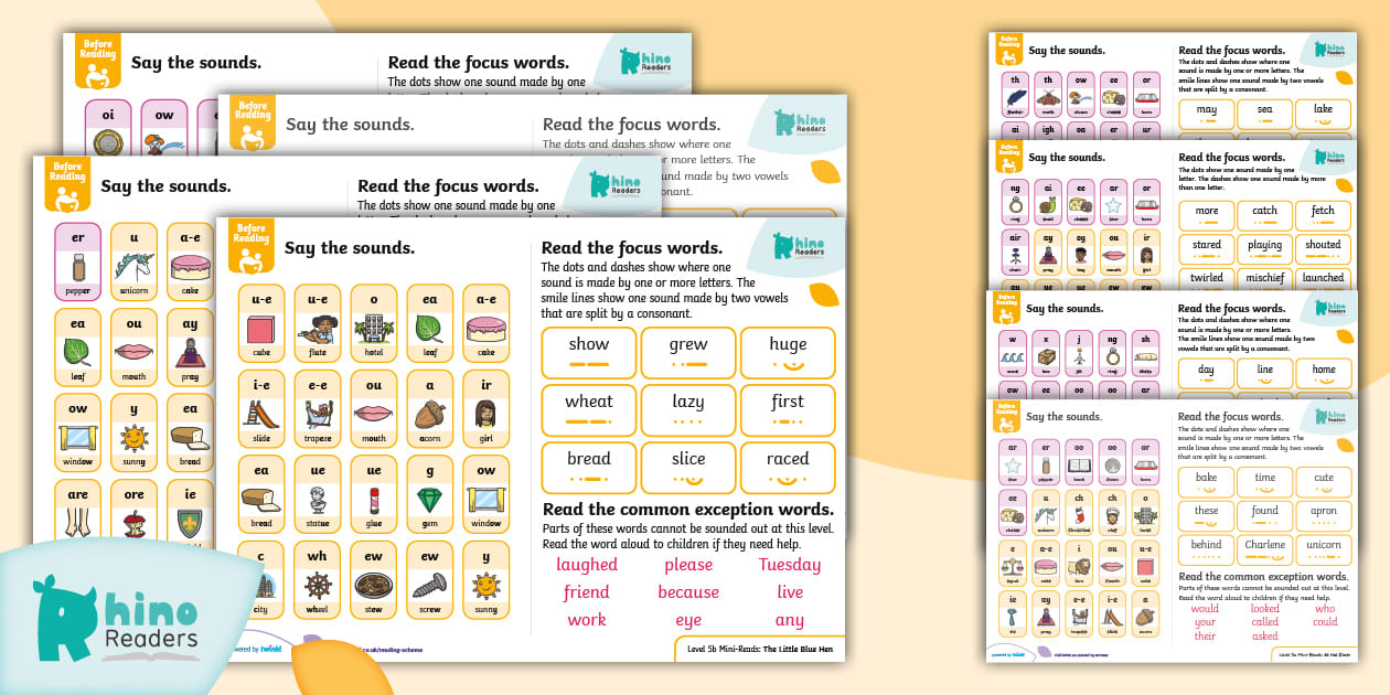 Level 5 Rhino Readers Intervention Mini-Reads: Bumper Pack