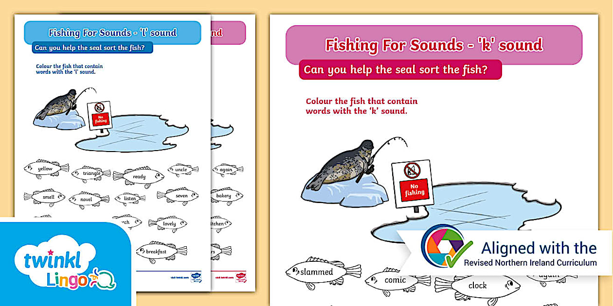 Phase 3b Fishing For Sounds (Teacher-Made) - Twinkl