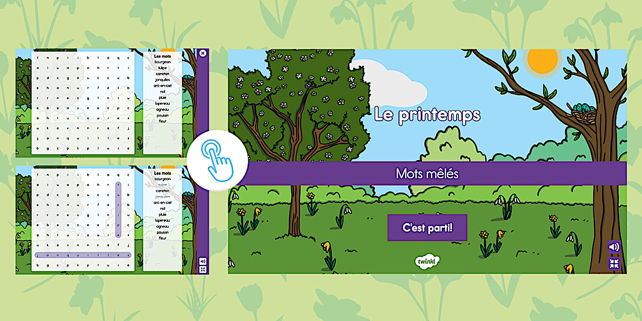 Mots Mêlés en Français | Ressource Éducative Twinkl