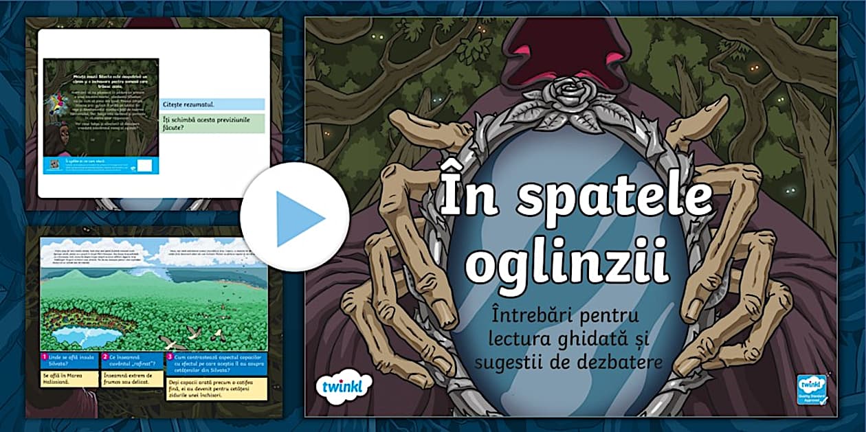 În spatele oglinzii – Citire ghidată - Twinkl