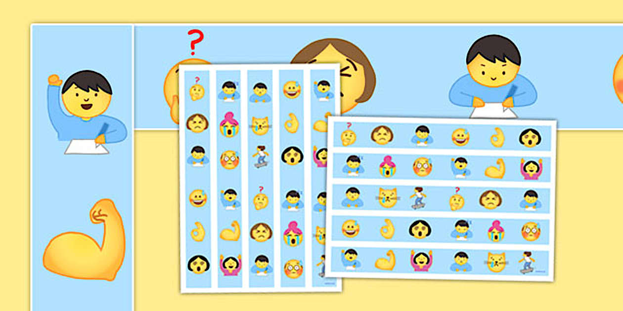👉 😊 Emojis Display Borders - , moji, emoji lettering