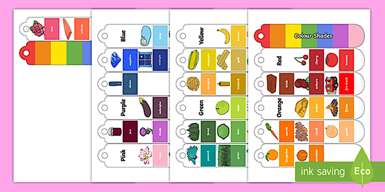 Colour Shades Fan Book