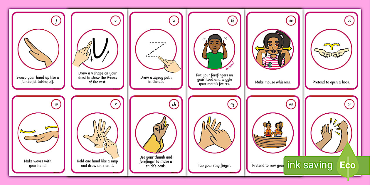 Twinkl Phonics Level 3 - Sounds Action Cards (teacher made)