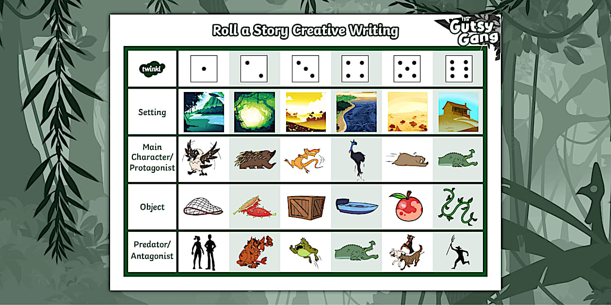 The Gutsy Gang Book Series – Roll a Story Creative Writing