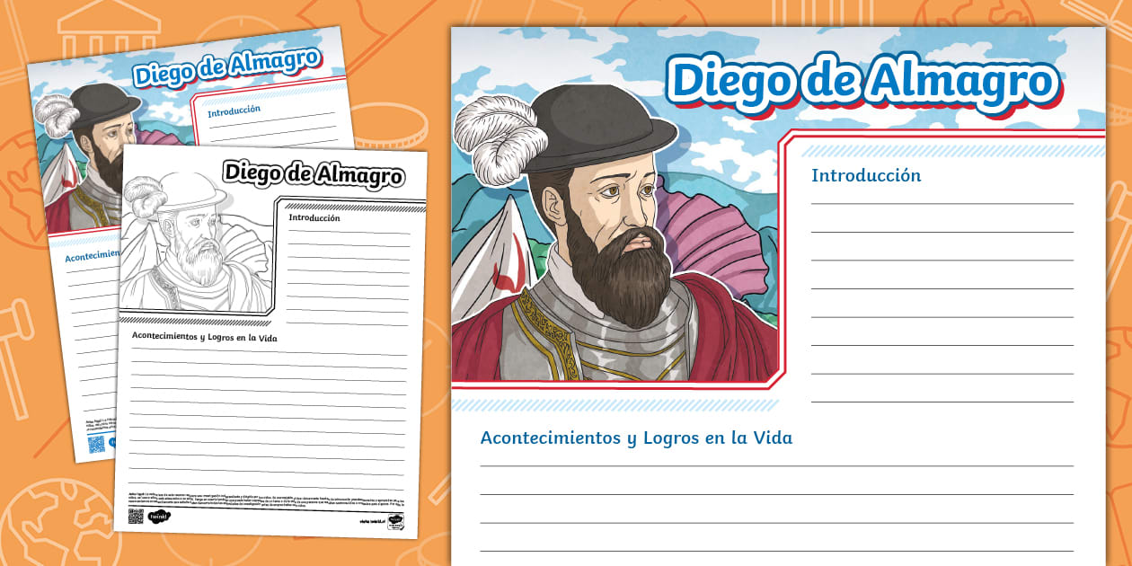 Guía de Trabajo: Biografía de Diego de Almagro - Twinkl